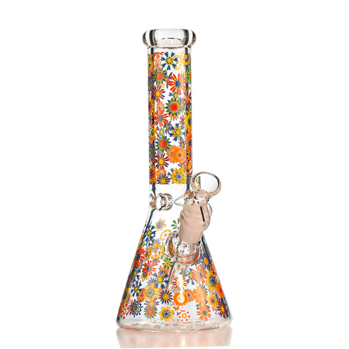 10" Arsenal Glass Beaker - Flowers Bong (Assorted style) – SmokeTime