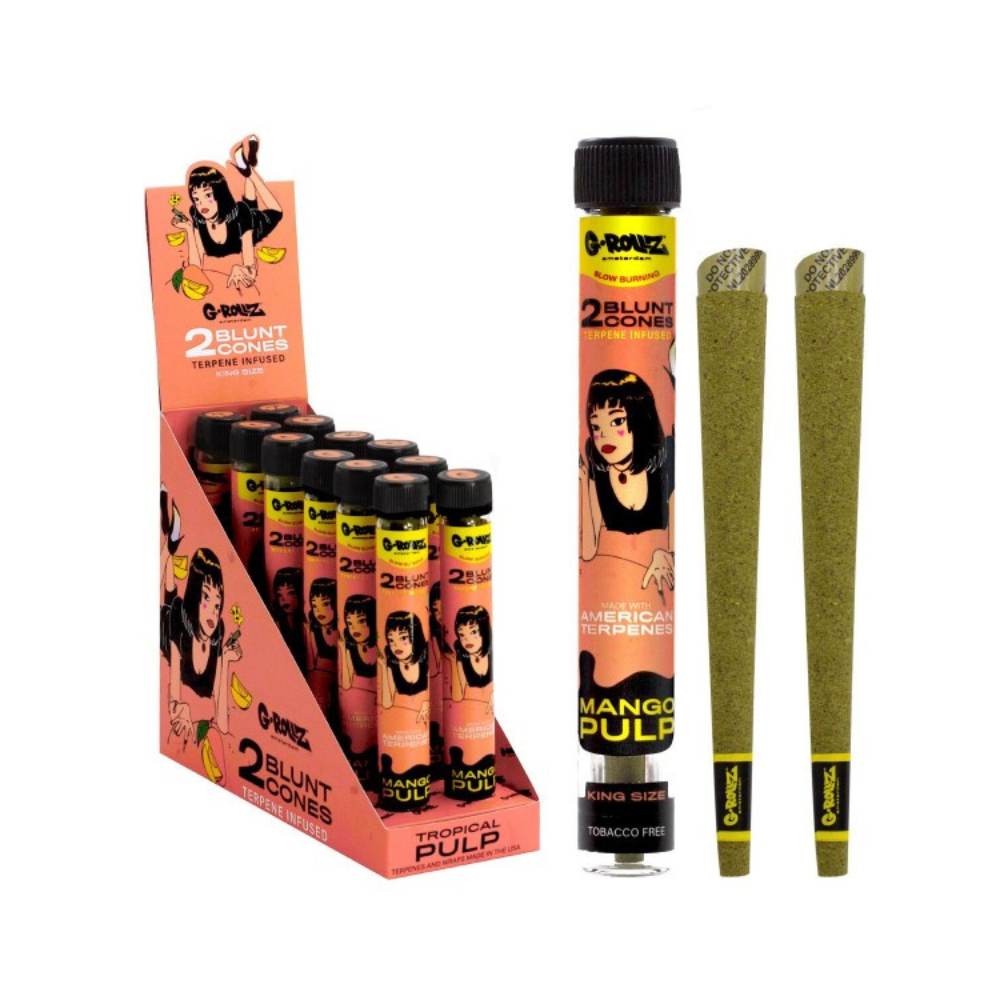 G-Rollz King Size 2 Terpene Infused Blunt Cones – SmokeTime