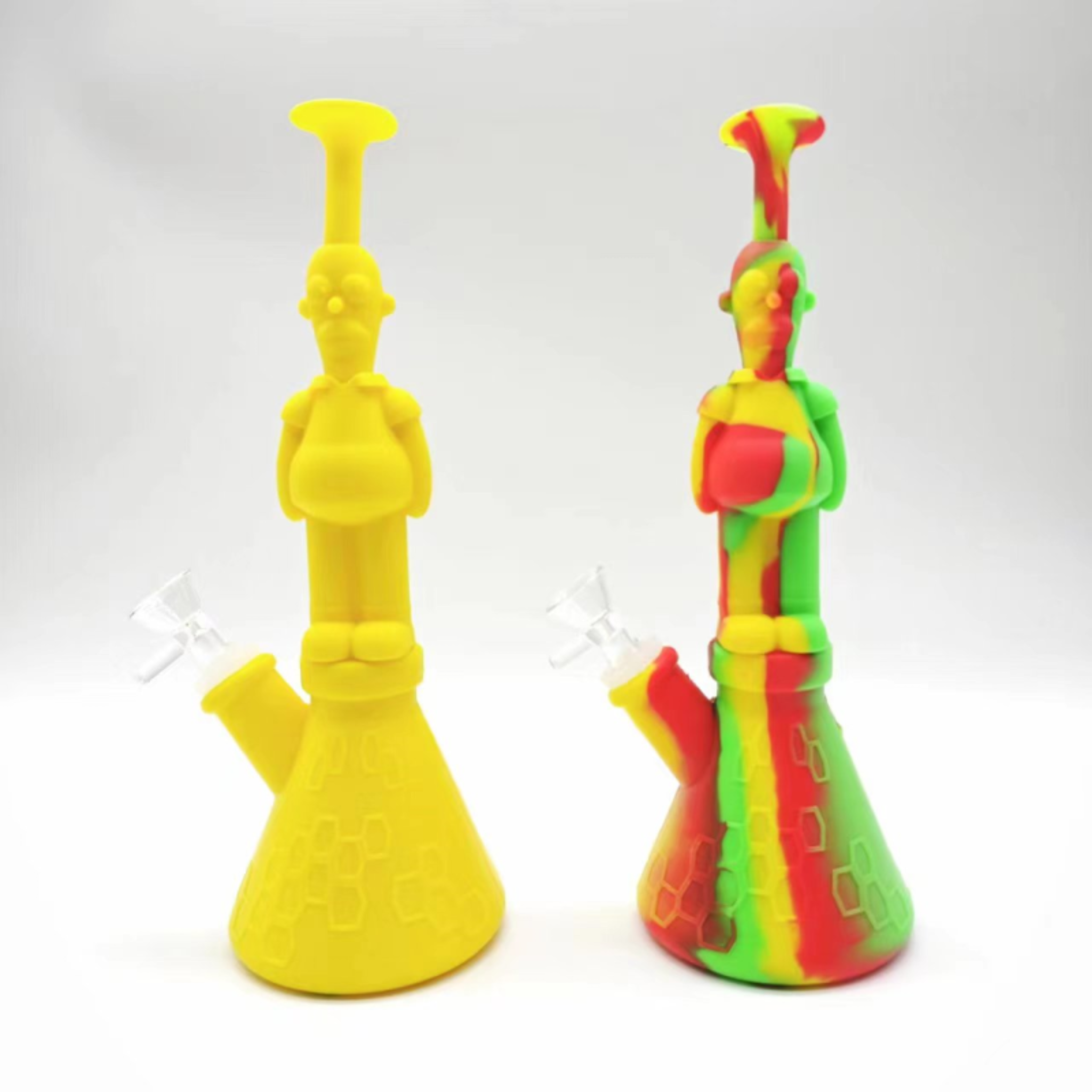 27CM SILICONE BONG - HOMER – SmokeTime