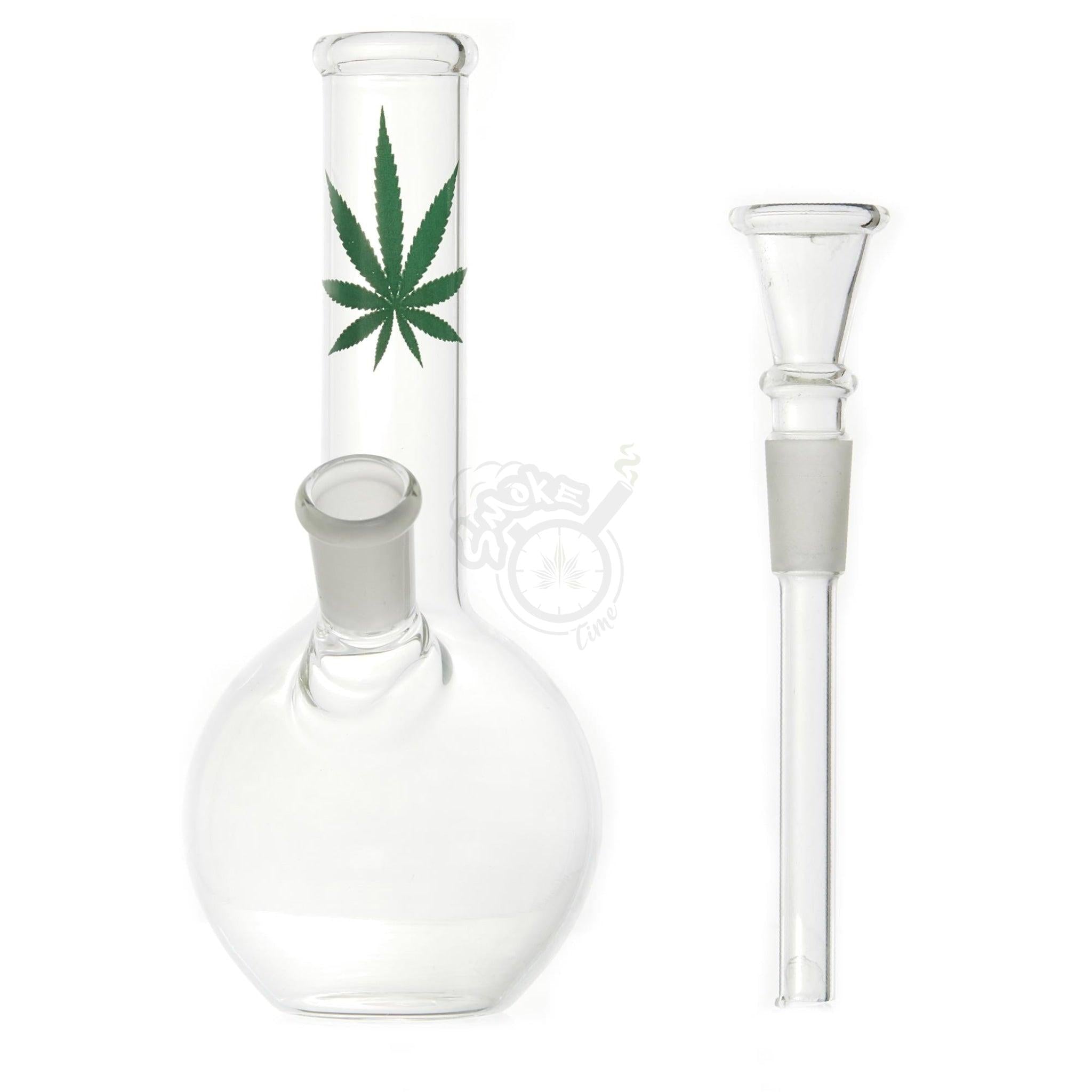 7" NATURAL LEAF MINI BUBBLE BONG (1435) – SmokeTime
