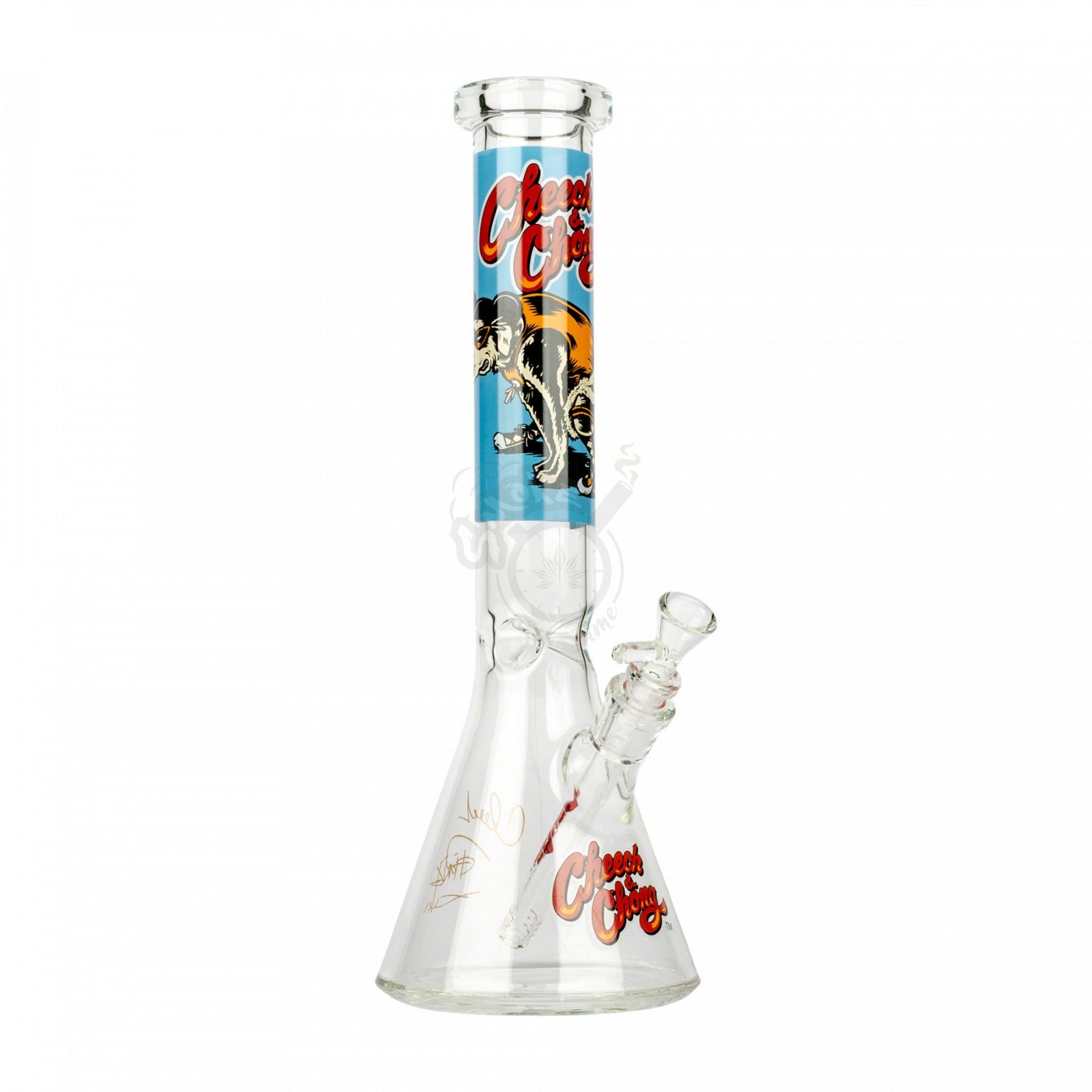 Cheech & Chong Glass 15" Tall The Lab Beaker Tube W/Iconic Artwork & S ...
