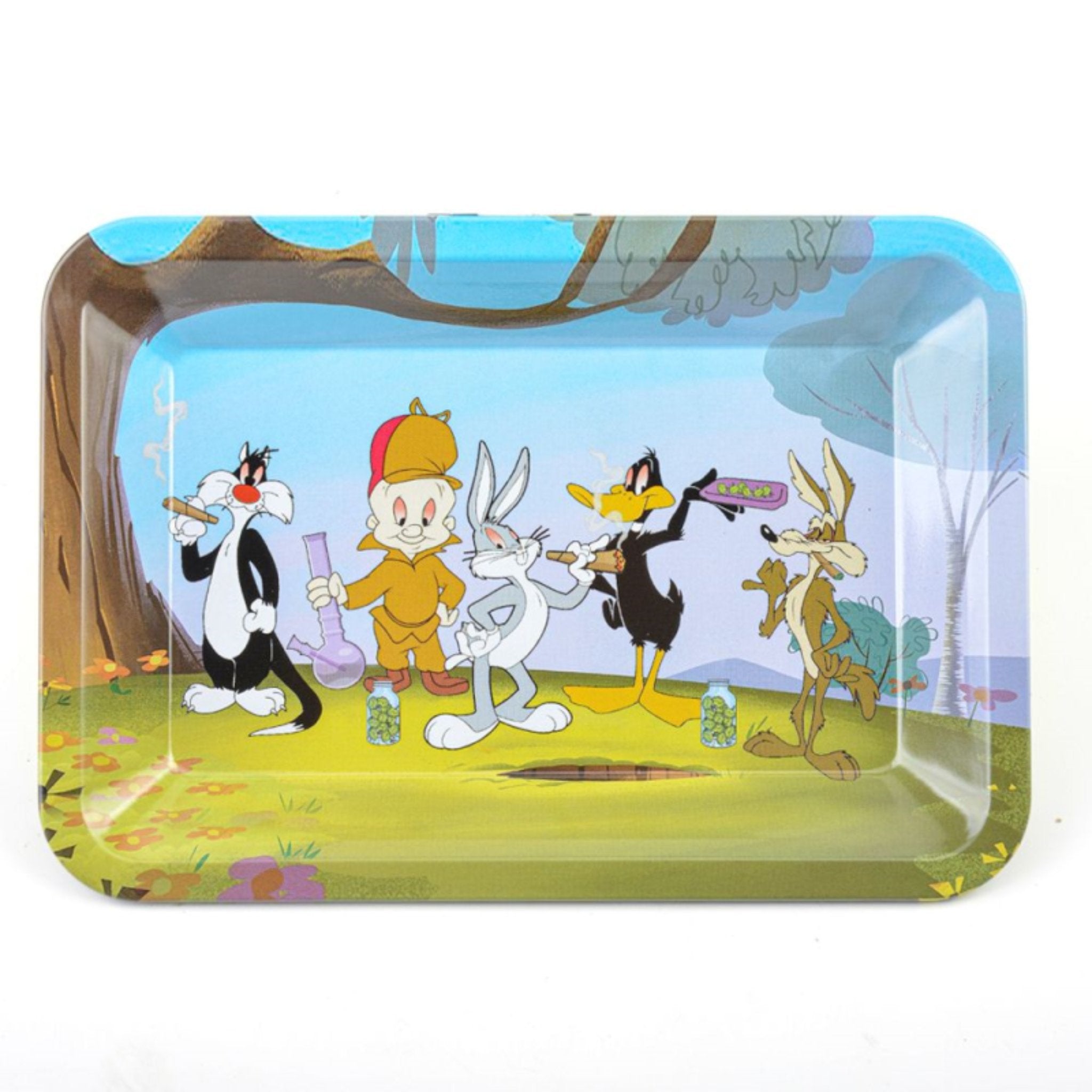 LOONEY SMALL METAL TRAY – SmokeTime